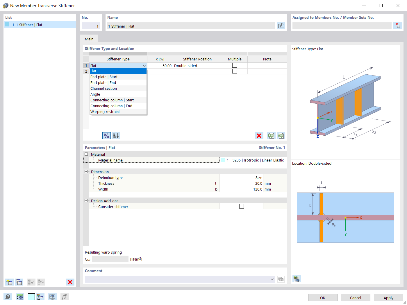 Stabquersteifen in RFEM 6 und RSTAB 9