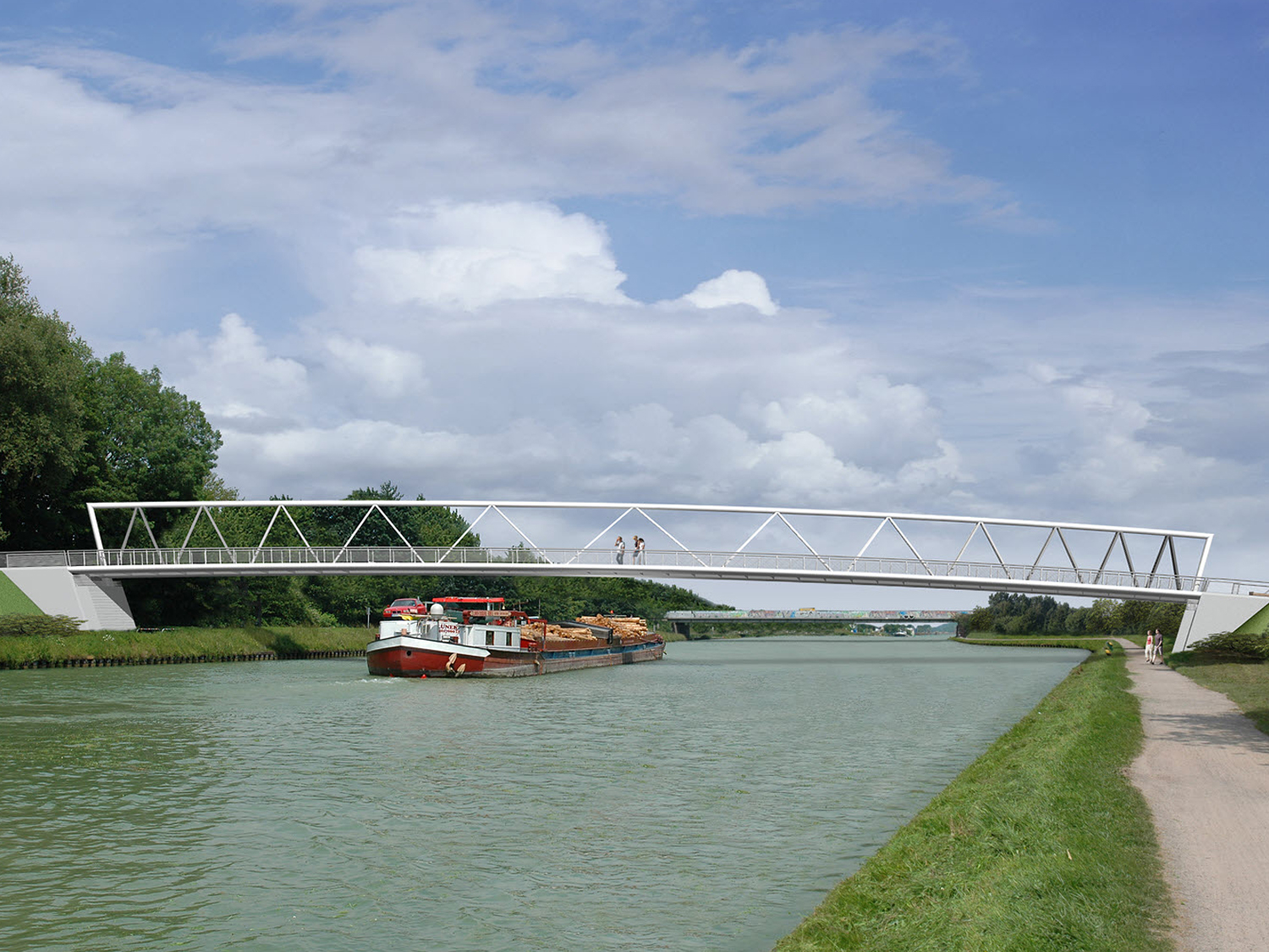 Prozessionswegbrücke über den Dortmund-Ems-Kanal in Münster