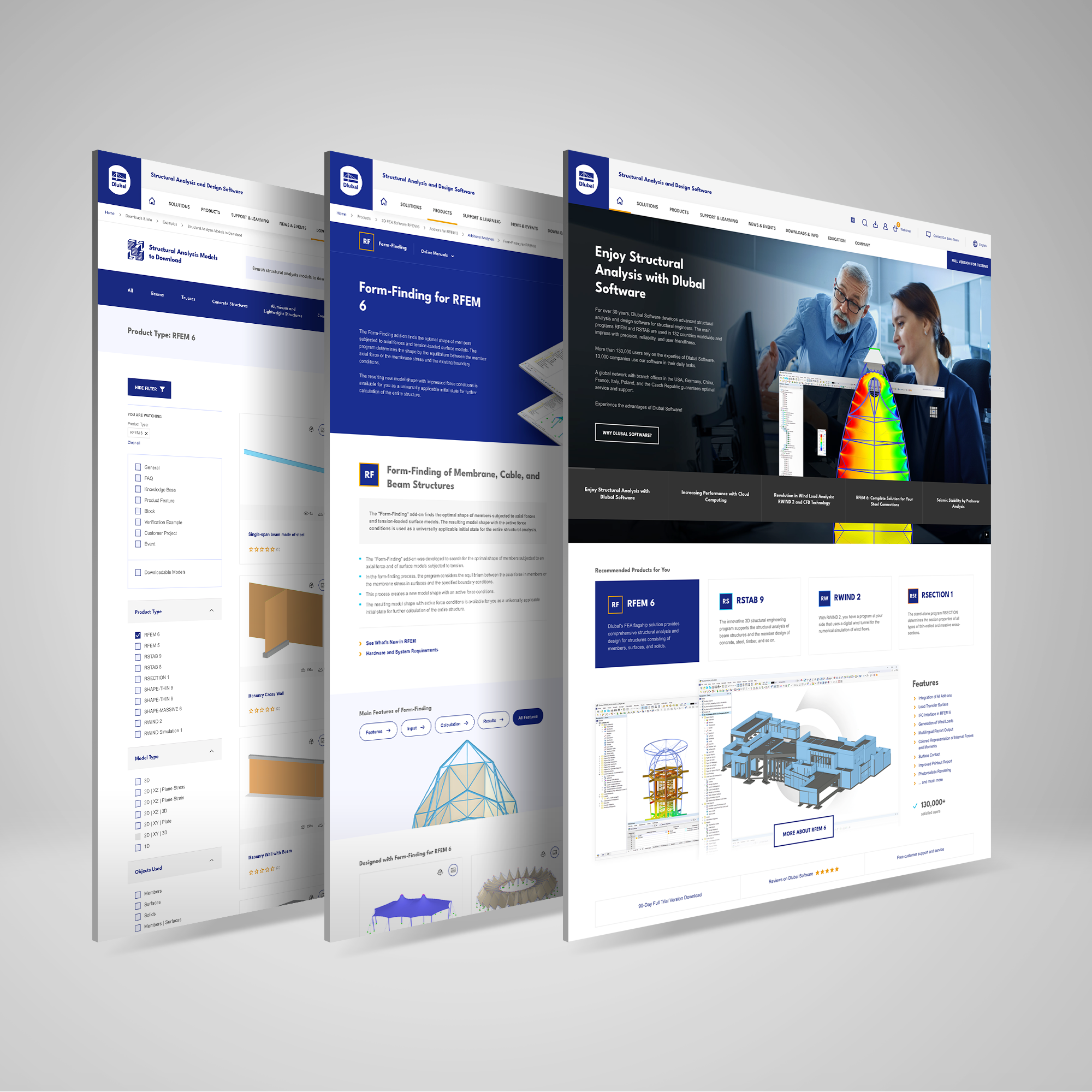 New Website Dlubal Software