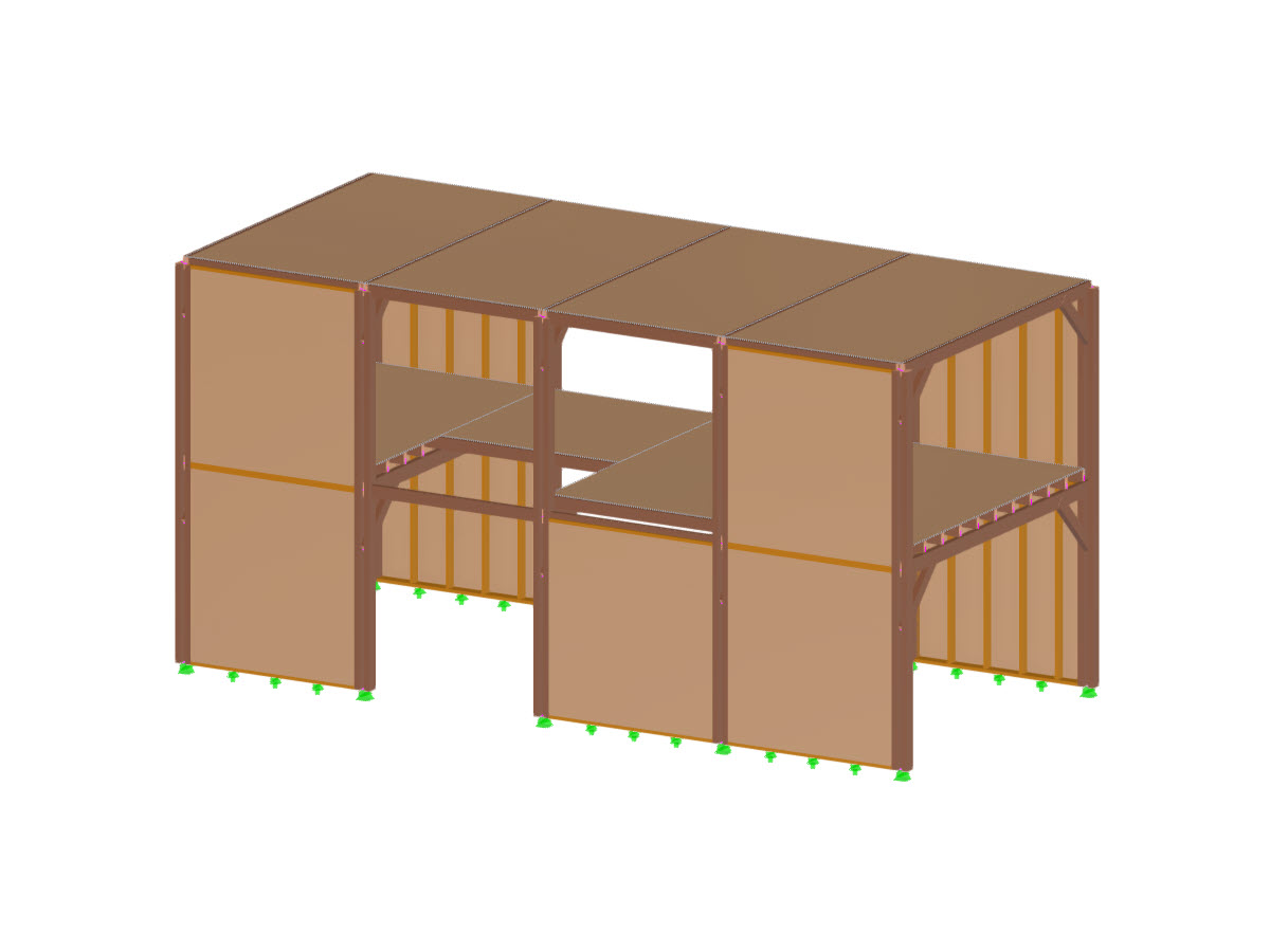 Structure bois et murs ossature bois | 005004