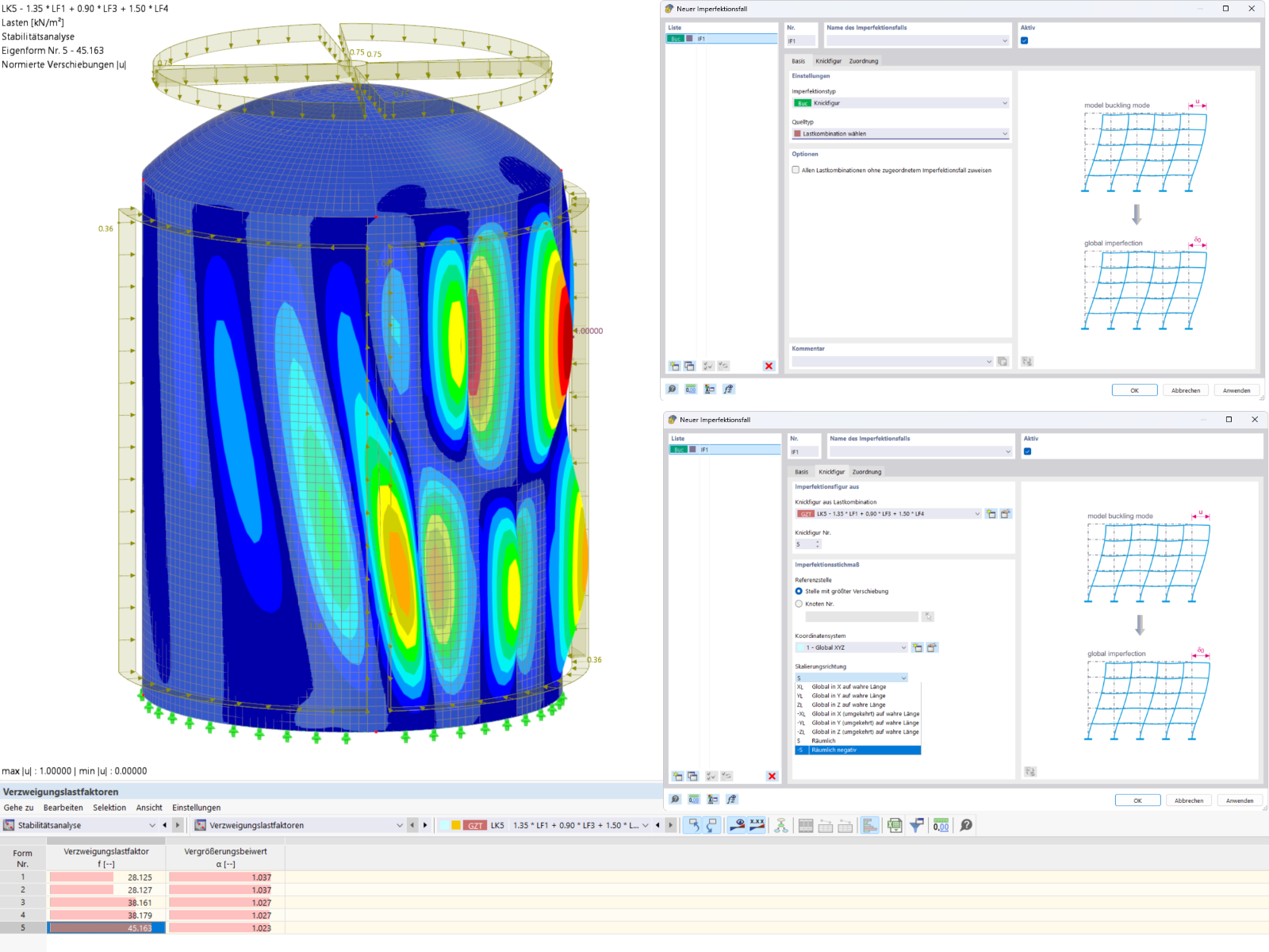 KB 001894 | Nachweis für Zyklisches plastizieren sowie Beulen von ...