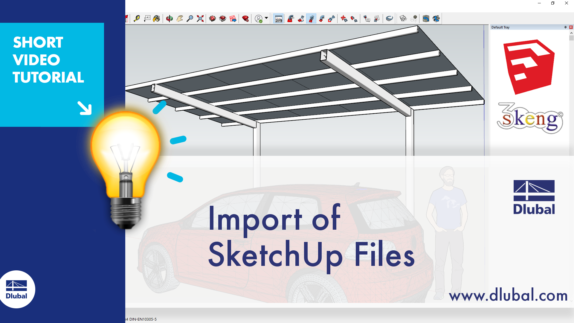 Import of SketchUp files into RFEM with 3skeng