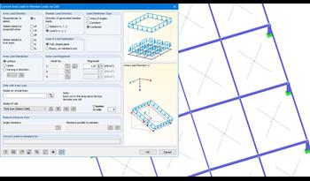Generating Member/Line Loads from Surface Loads