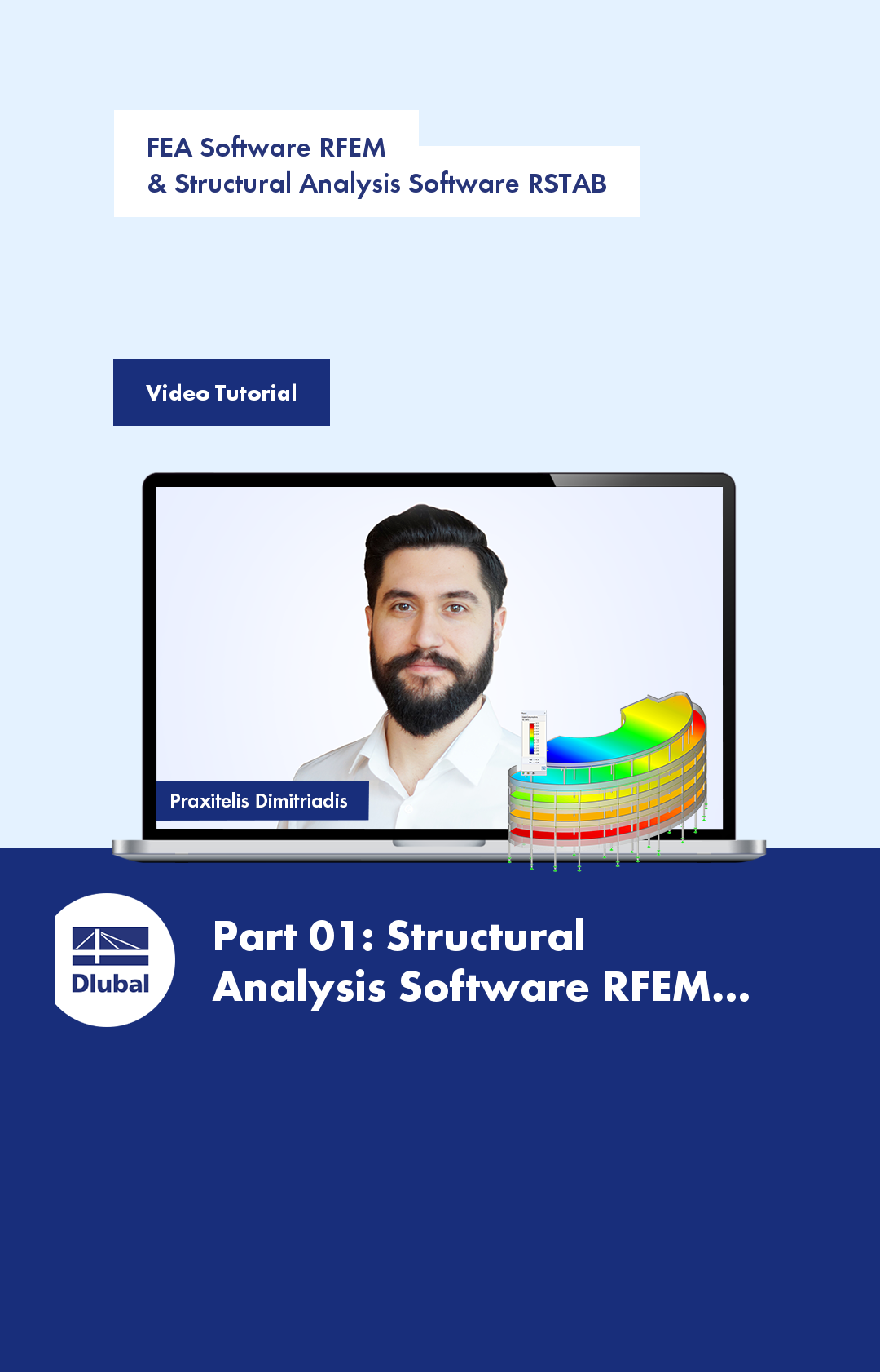 FEA Software RFEM & Structural Analysis Software RSTAB | Video Tutorial ...