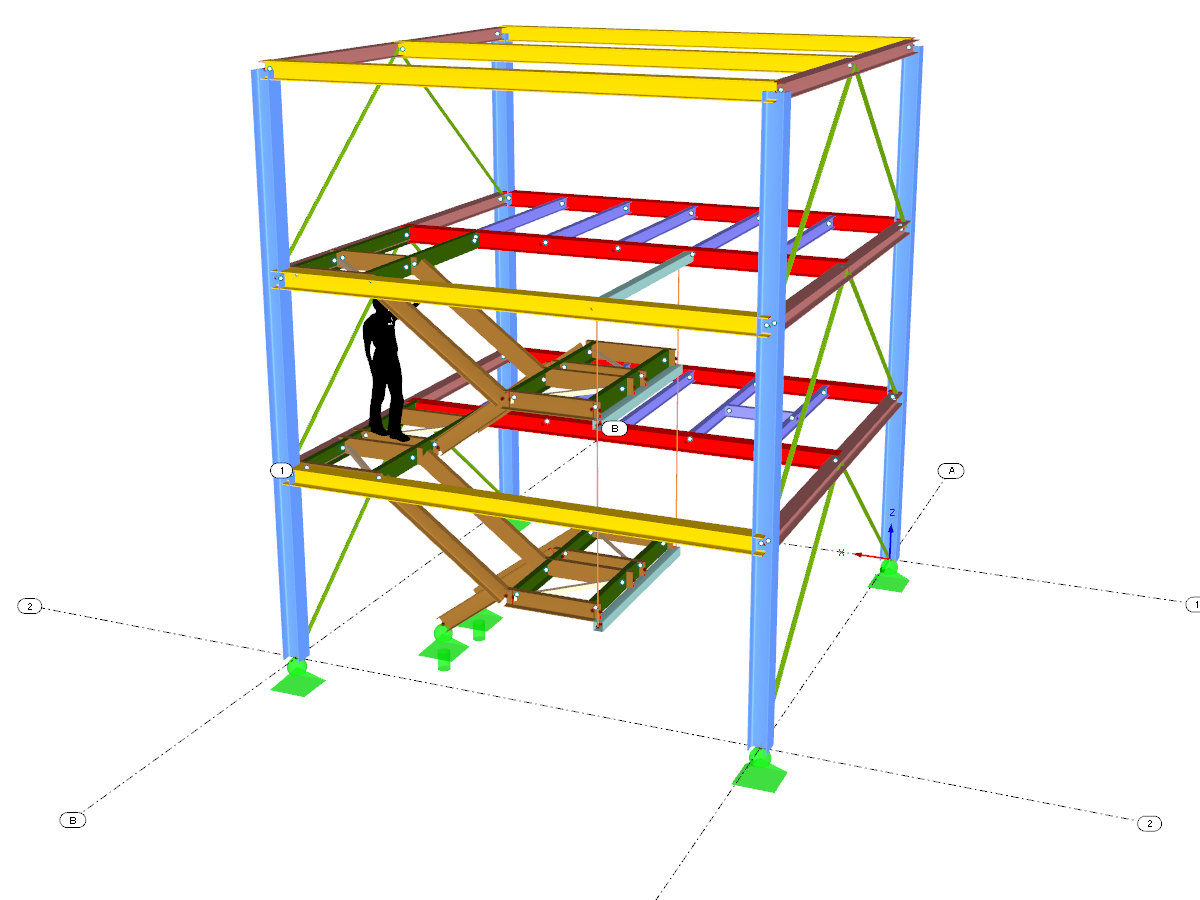 RSTAB structural analysis model for download