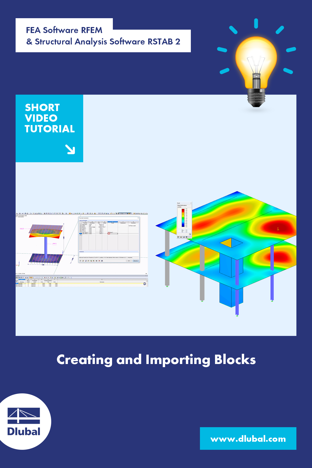 FEA Software RFEM & Structural Analysis Software RSTAB 2 | SHORT VIDEO TUTORIAL | Creating and ...