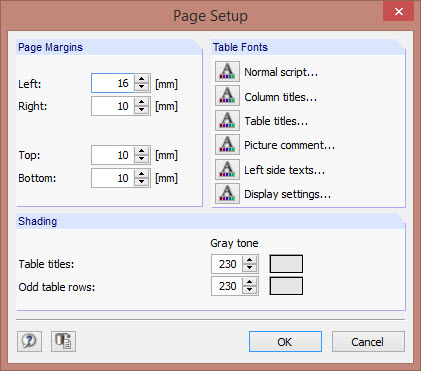 Adjusting the Printout Report Layout