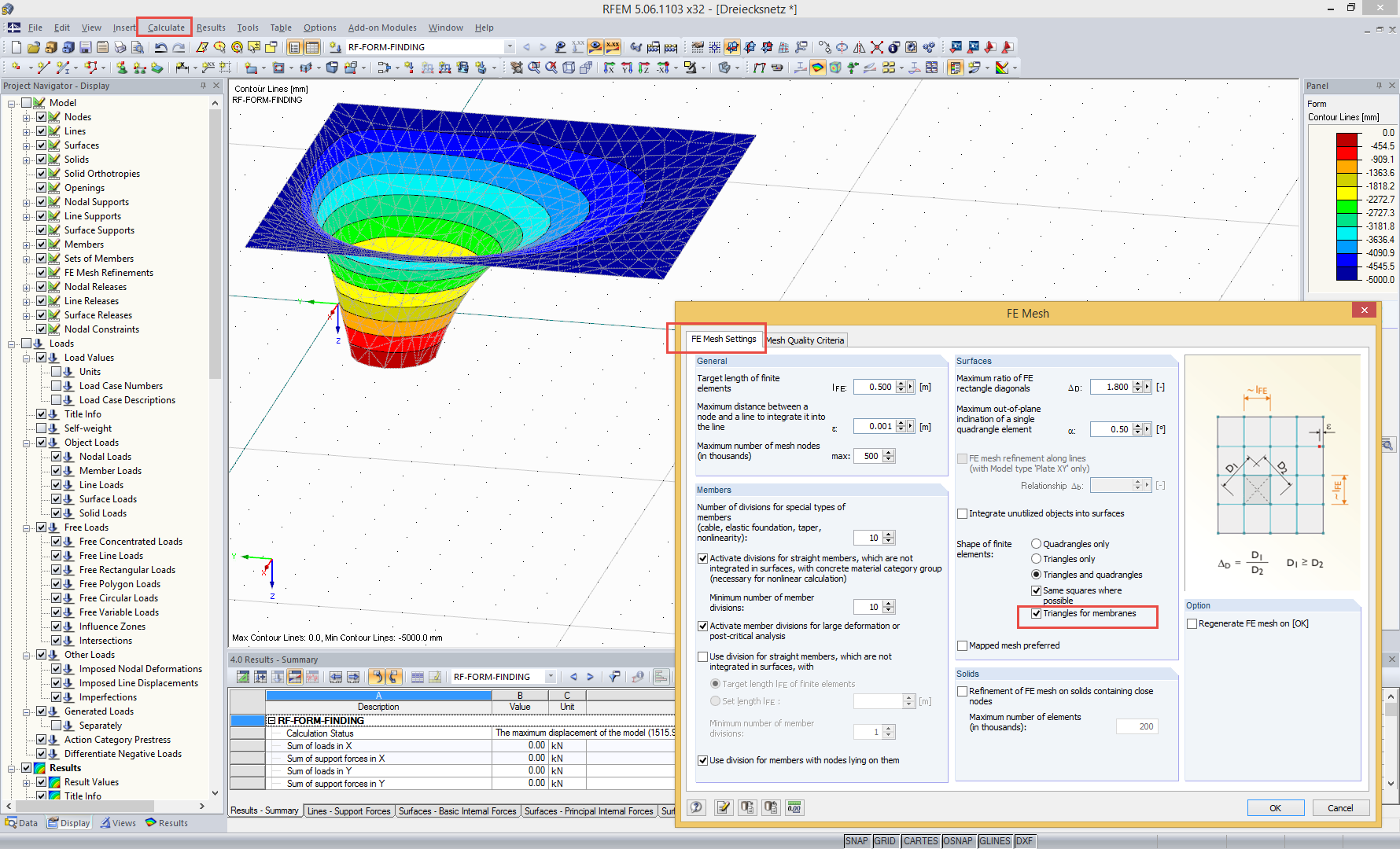 Membrane Meshing