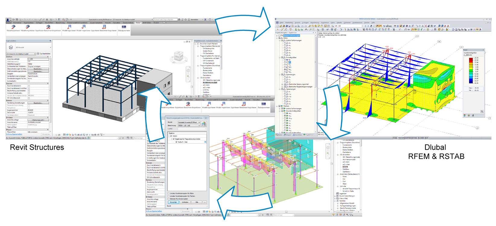 Comparison of Open and Closed Interfaces in BIM-Based Structural Design
