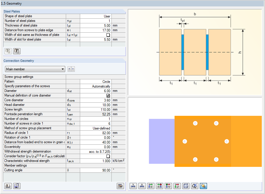 Considering Minimum Radius of Circular Joints
