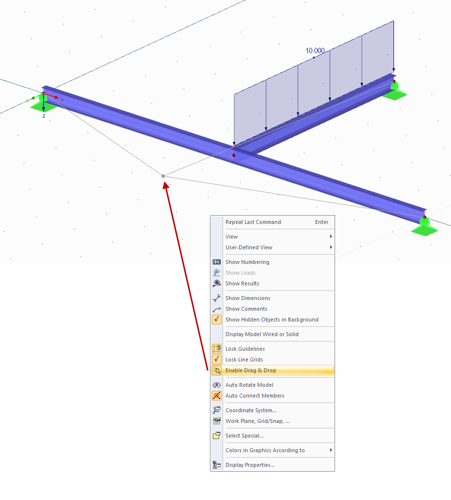 Enabling and Disabling "Drag & Drop" Function