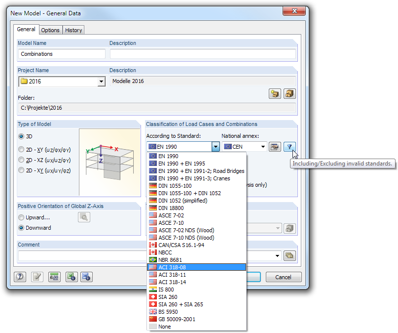 Standards for Classification and Combinations