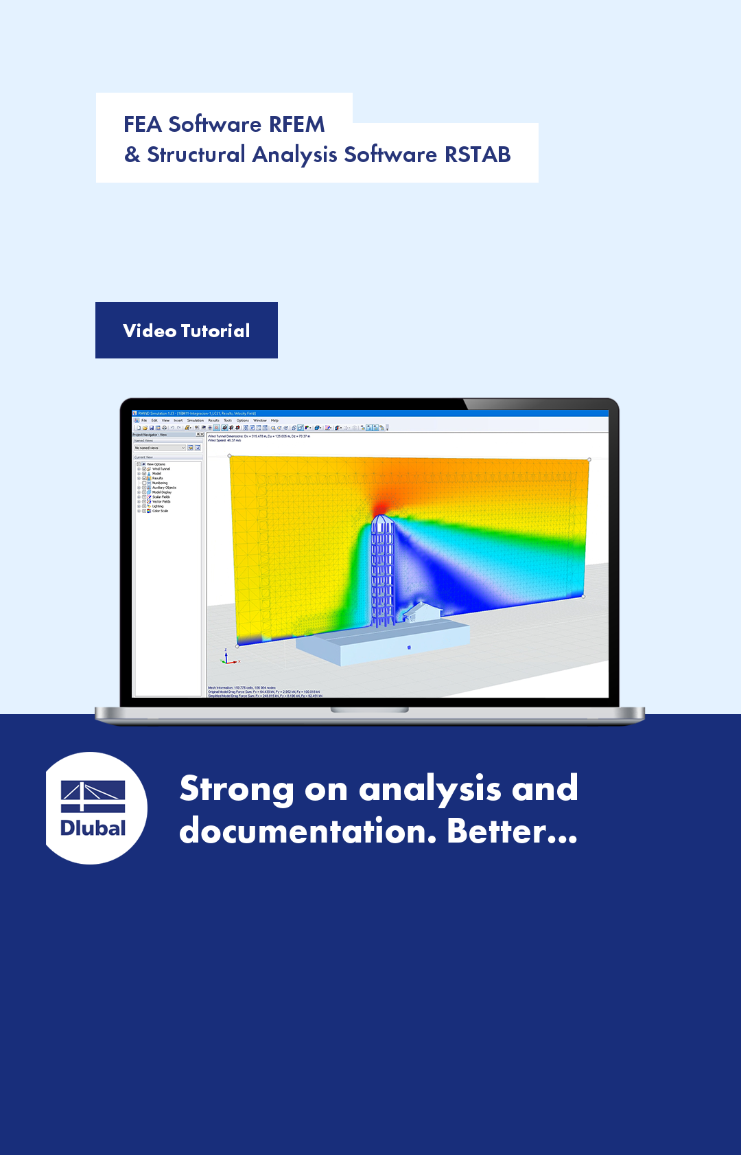 FEA Software RFEM and Structural Analysis Software RSTAB | Video Tutorial | Strong on analysis ...