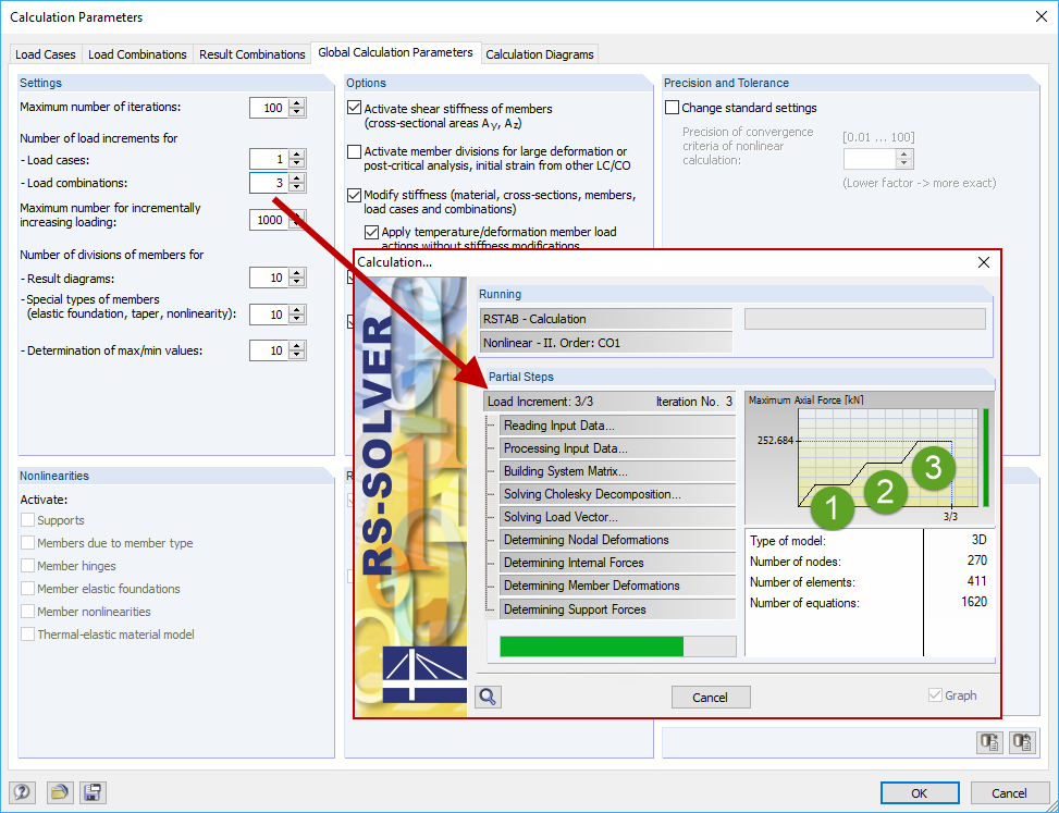 Load Increments in Structural Analysis – Gradual Loading