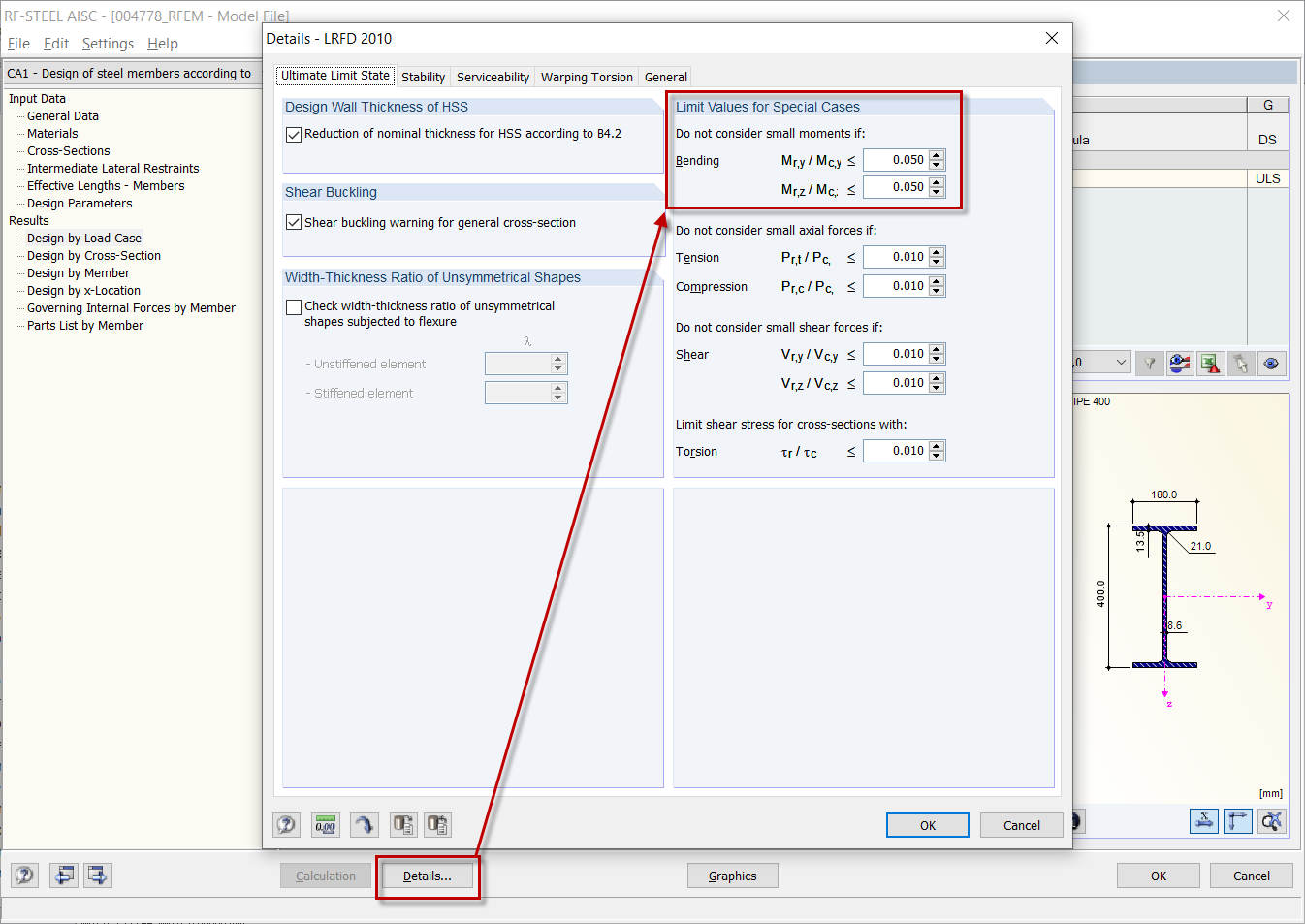 Error Message "Non-Designable - Null Value of Critical