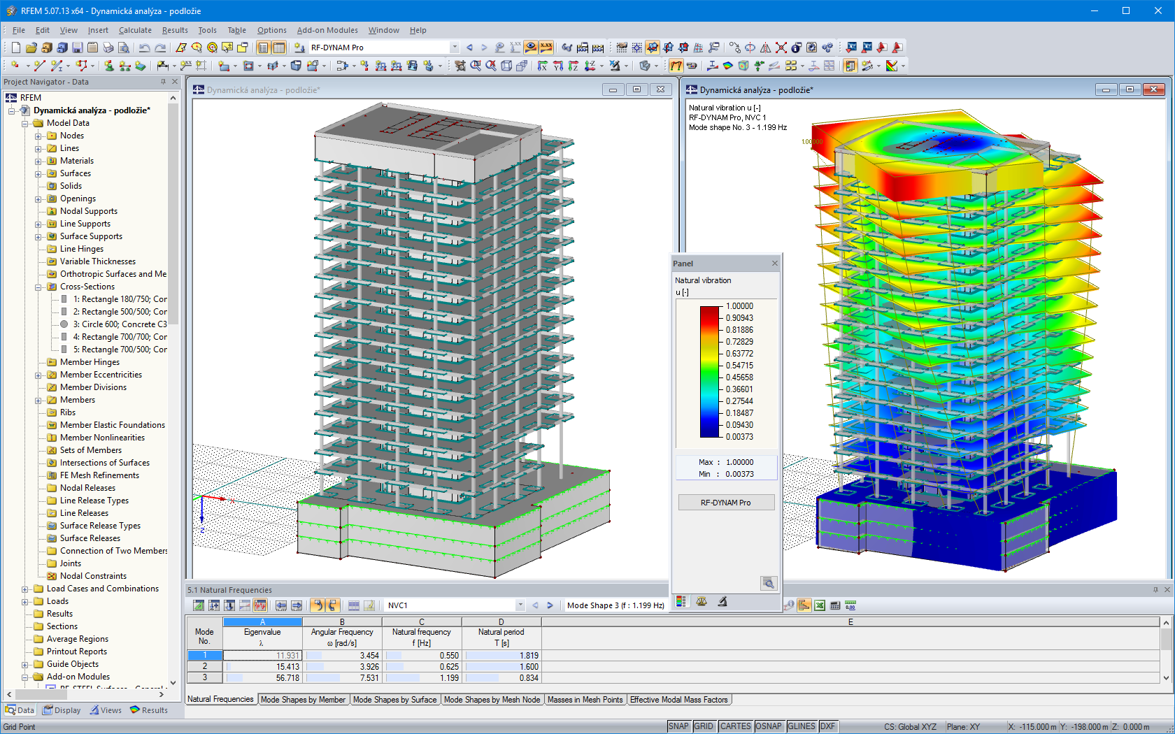 Graduation Thesis | Structural and Dynamic Analysis of High-Rise Building