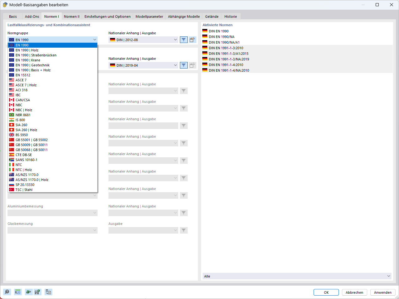 Structural Analysis and Design Software for Eurocodes (EC)
