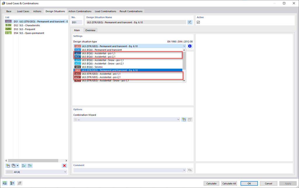 RFEM 6 | Automatic Generation of Loads and Load Combinations