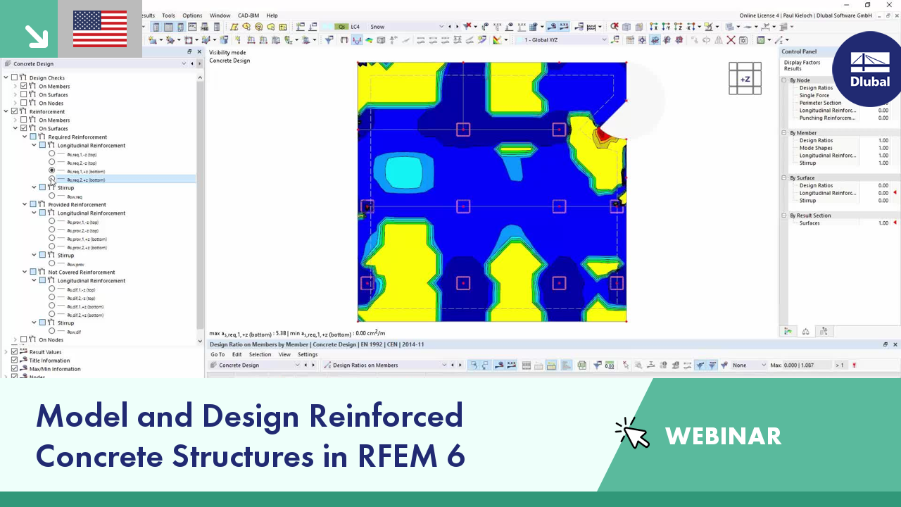 Webinar | Design Reinforced Concrete Structures in RFEM 6 | Wed, Nov 3 ...
