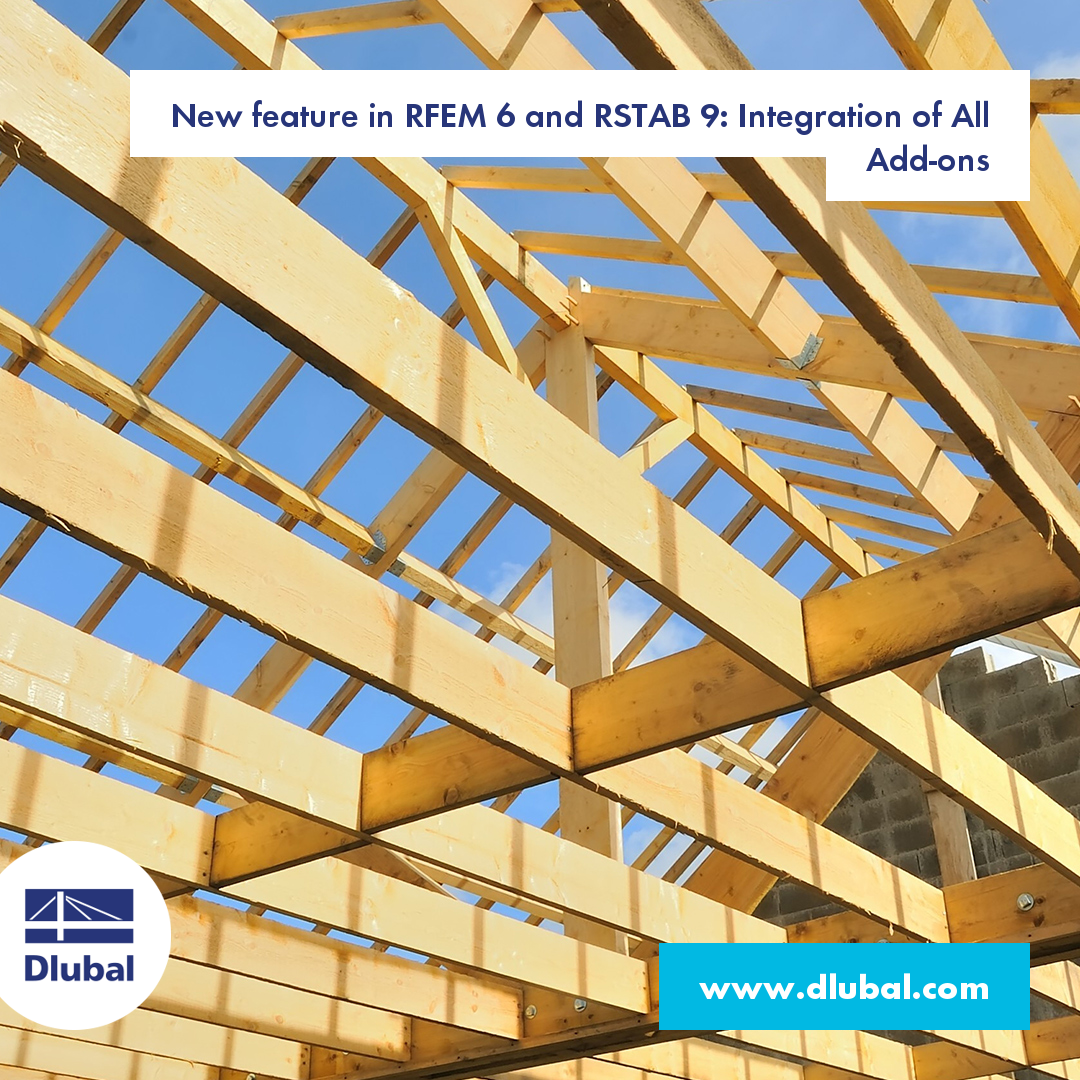 New Feature in RFEM 6 and RSTAB 9: Integration of All Add-ons