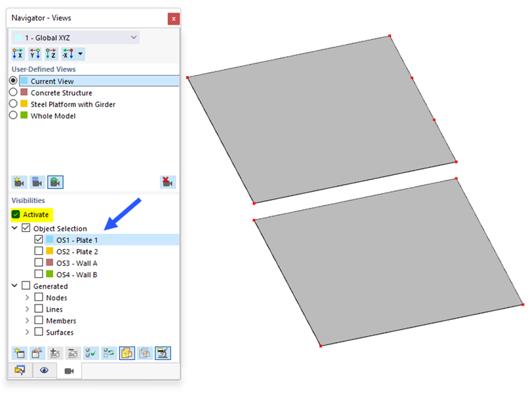 Visibilities | Views and Visibilities | Program Functions | RFEM 6