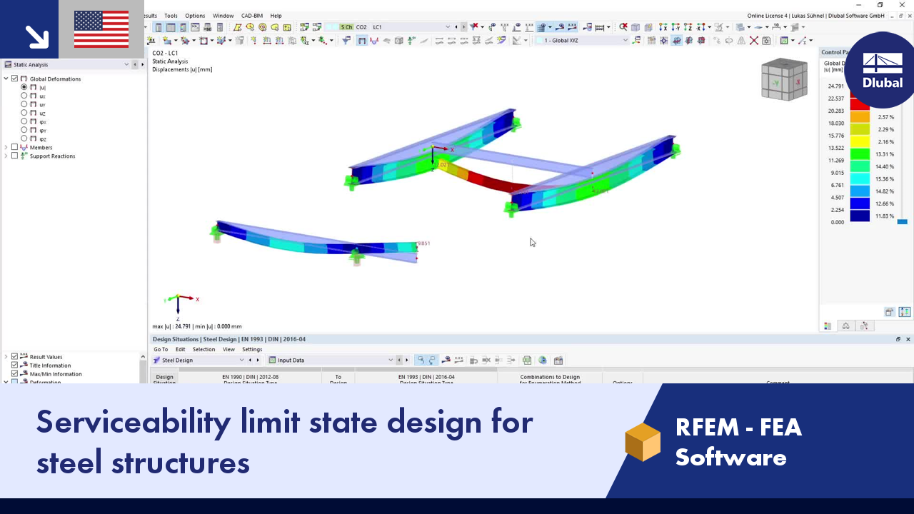Serviceability Limit State Design of Steel Structures