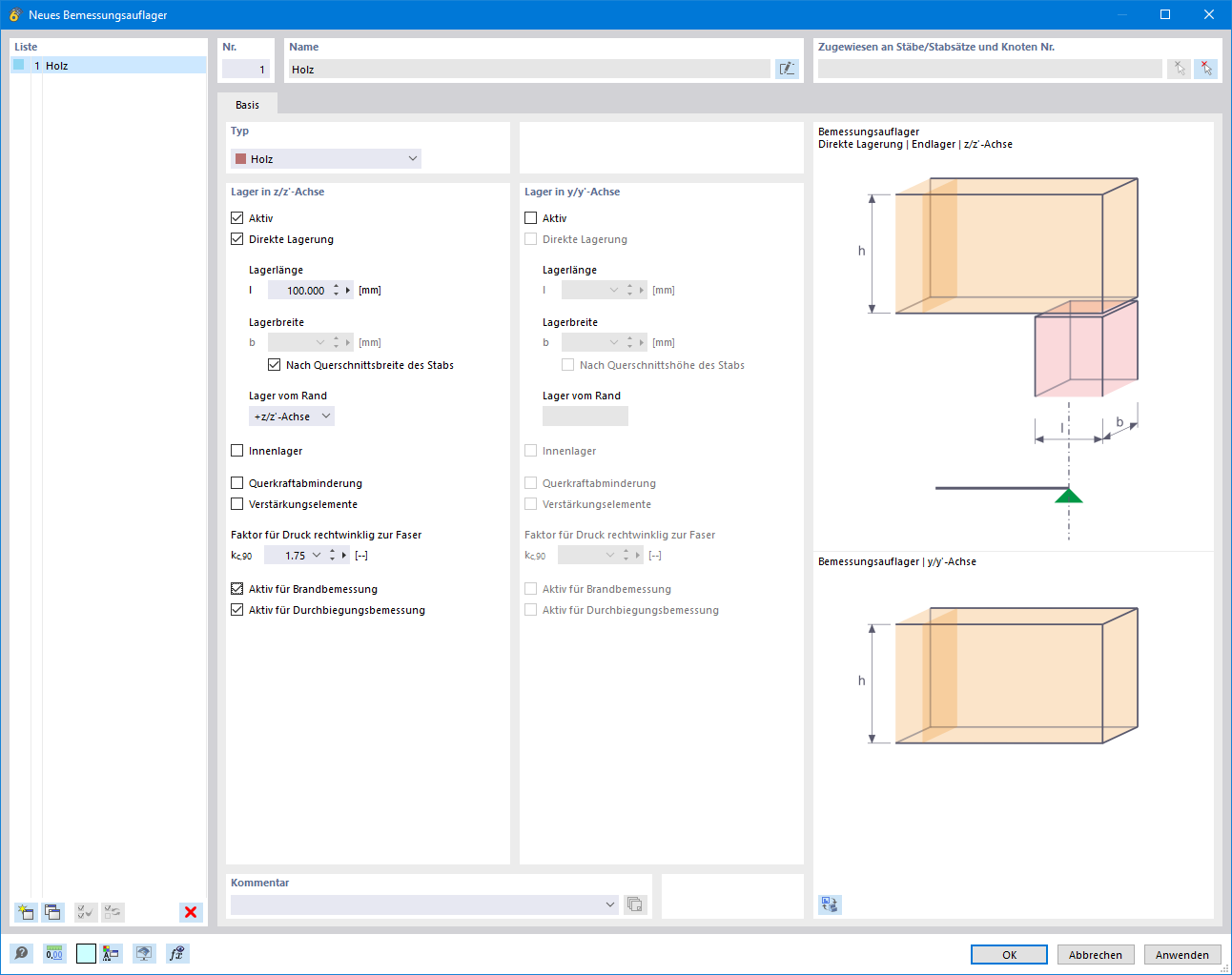 Timber Design | Support Pressure Design for Internal and External Supports