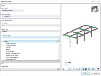 Saving Models as Blocks in RFEM 6