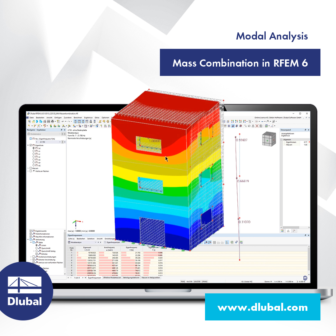 Video: Modal Analysis | Mass Combination in RFEM 6