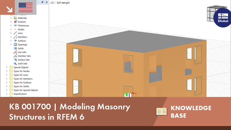 Modeling Masonry Structures in RFEM 6