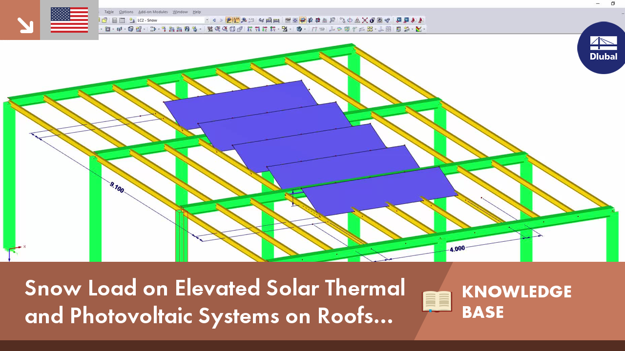Snow Load on Elevated Solar Thermal and Photovoltaic Systems