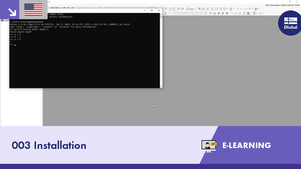Programming with RFEM 6 and Python | 003 Installation