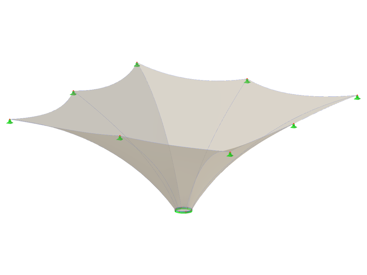 TMS012-b | Tensile Membrane Structure | 002474