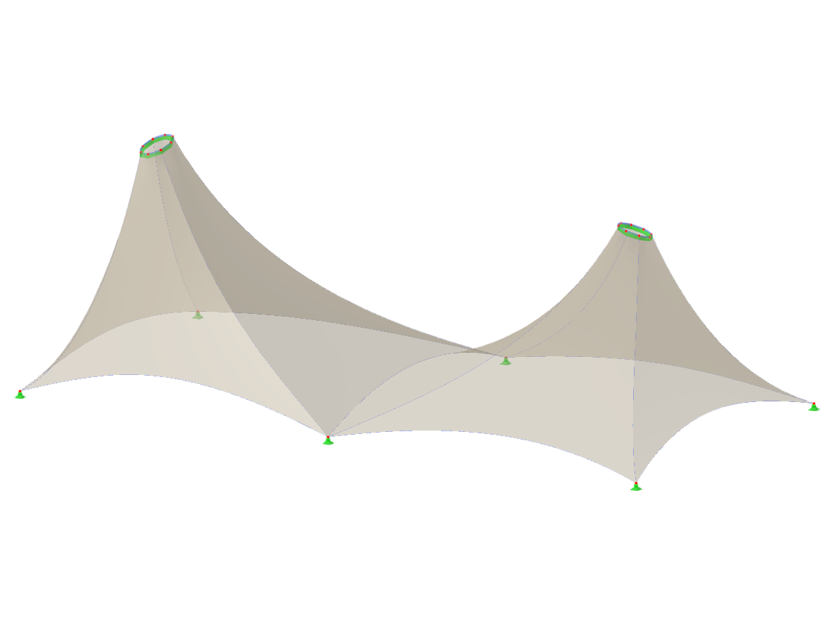 TMS005-a | Tensile Membrane Structure | 002497