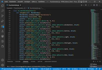 Practical Applications Using Python and RFEM 6 | 2D Truss Generator