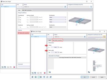 Slab-Wall Connections in RFEM 6