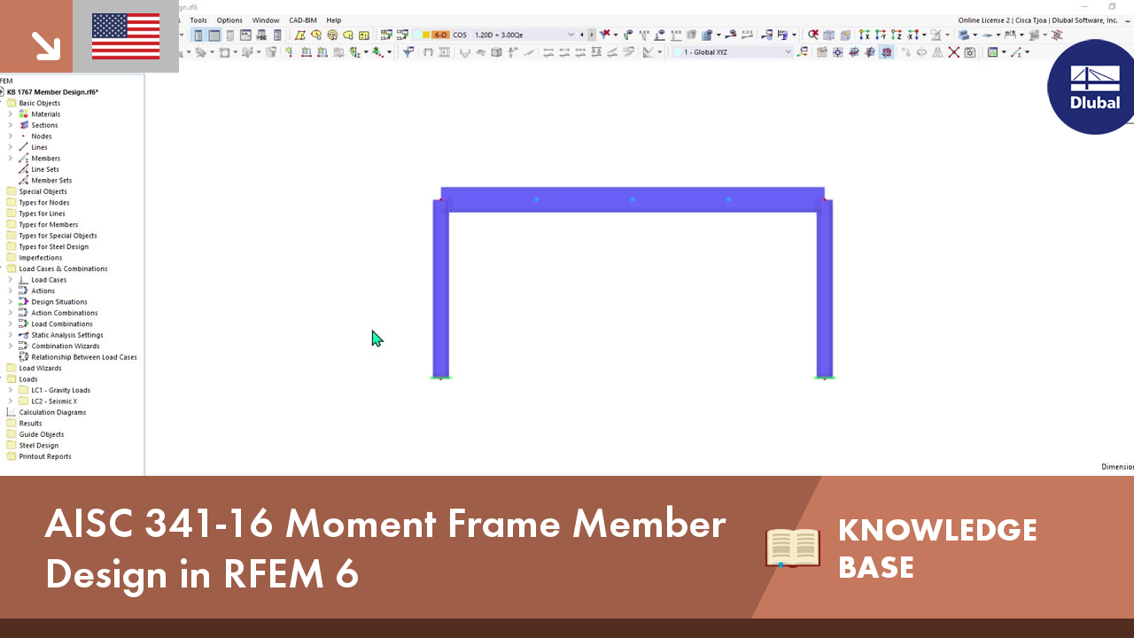 AISC 341-16 Moment Frame Member Design in RFEM 6 | KNOWLEDGE BASE