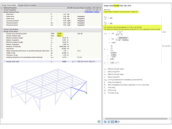 AISC 341-16 Braced Frame Design in RFEM 6