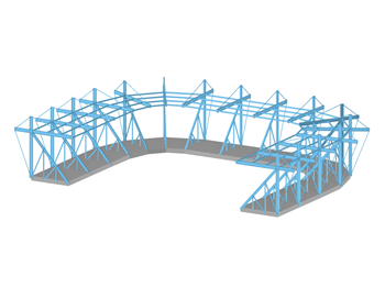 Stadium Grandstand | RFEM Structural Model to Download