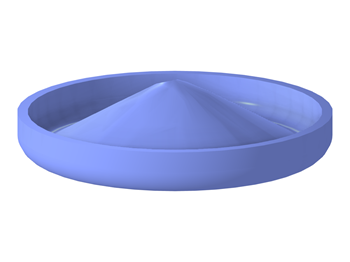 HPV009-c | Inverted Conical Pressure Vessel Head | 003761