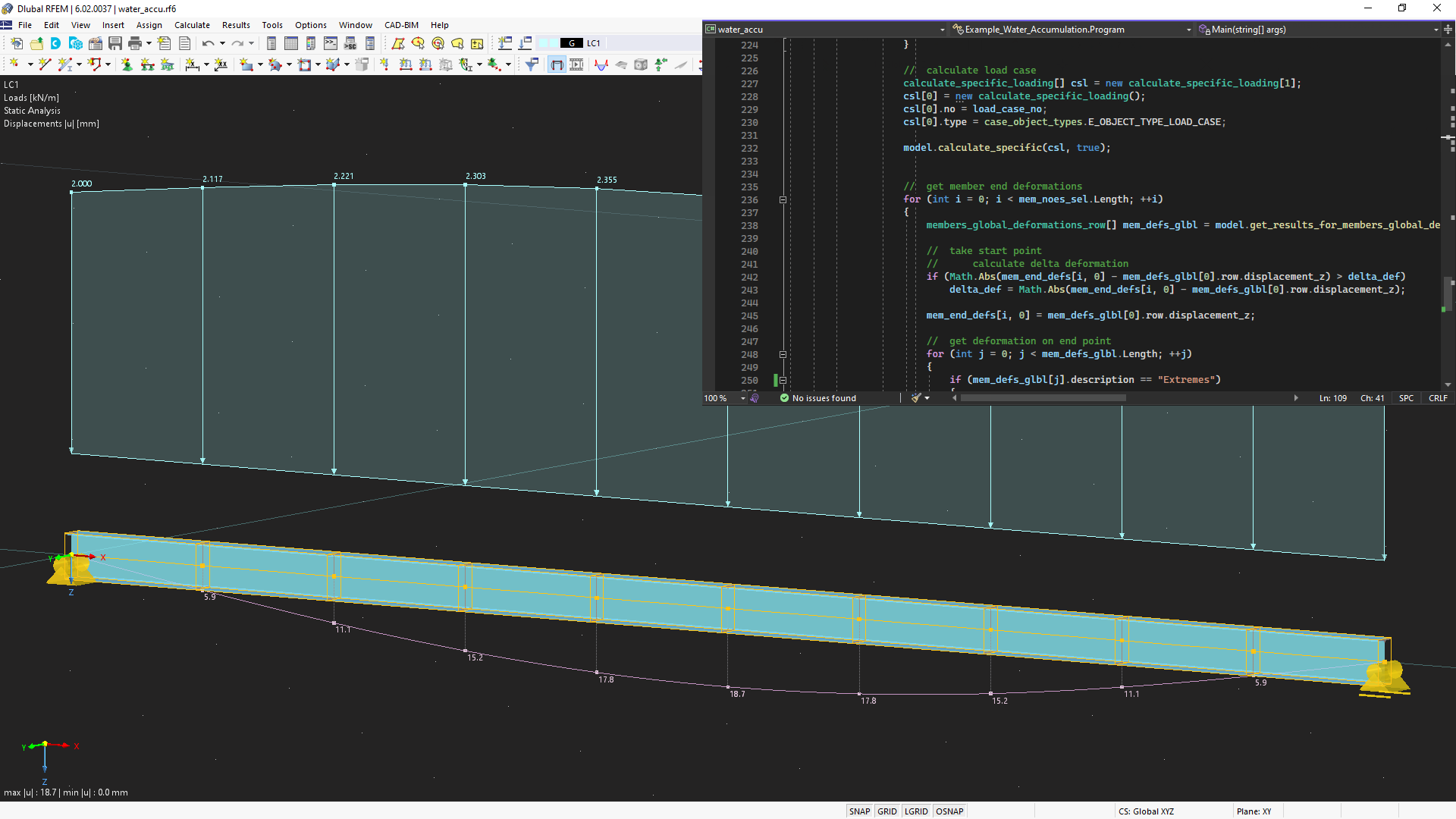 WebService Tool for Ponding Water in C#
