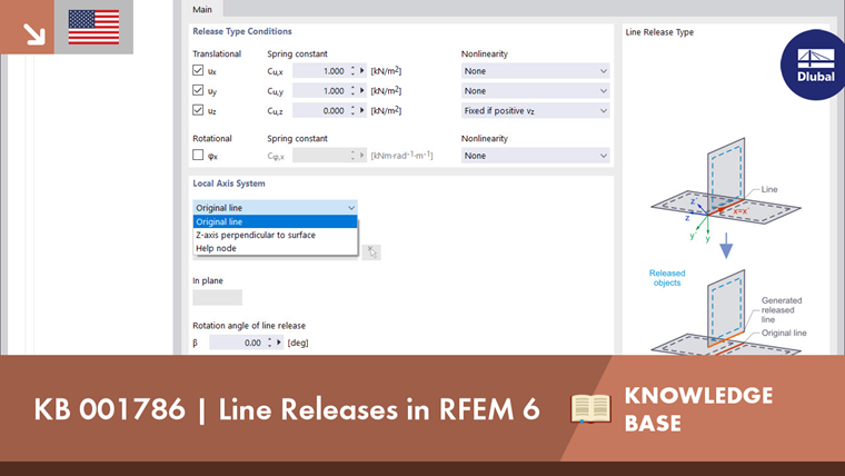 Line Releases in RFEM 6