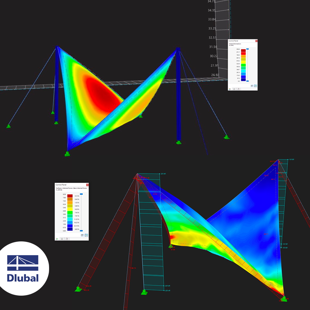Membrane Structure | Structural Analysis Model to Download