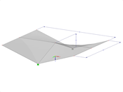 Model 002103 | SHH022 | Anticlastic Shells | Four "Hypar" Surfaces over ...