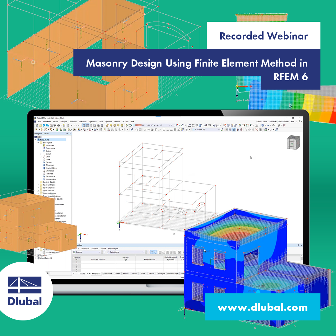 Recorded Webinar: Masonry Design Using Finite Element