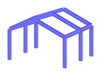 Precast Concrete Portal Frame | 004356