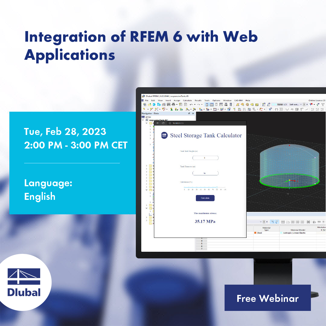 Webinar | Integration of RFEM 6 with Web Applications Using WebService Python Library