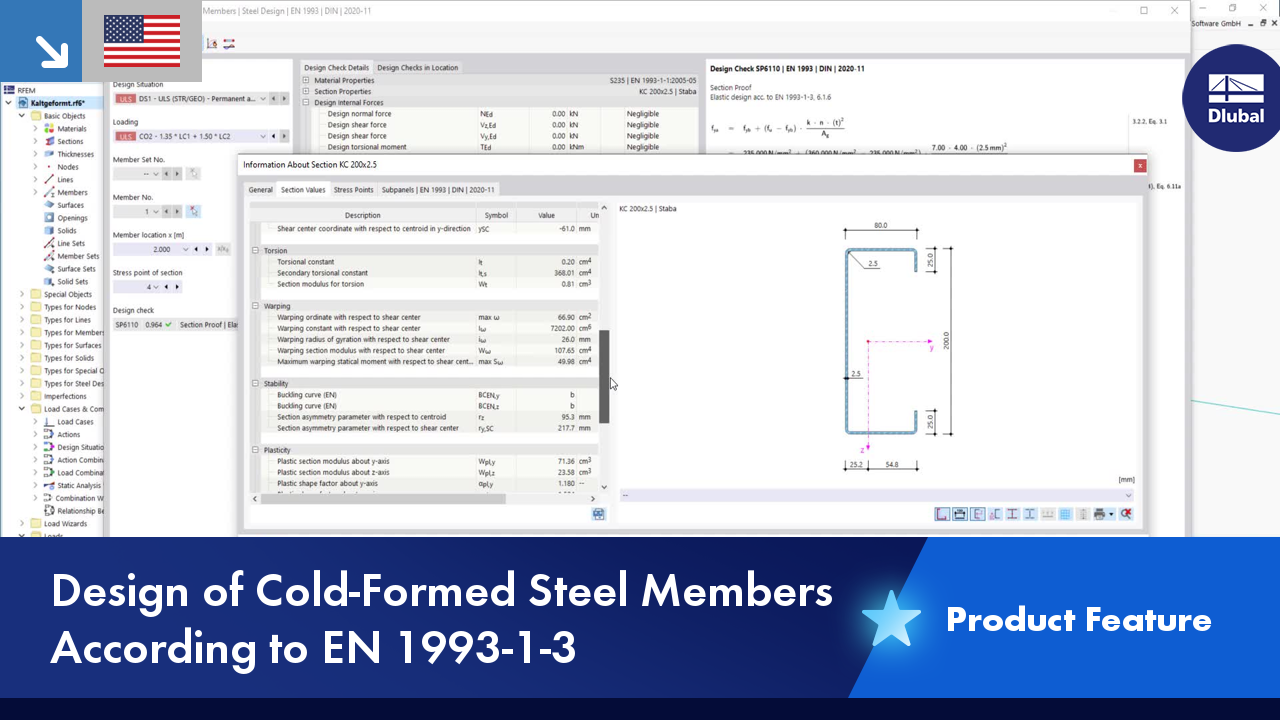 Design of Cold-Formed Steel Members According to EN 1993-1-3