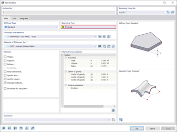 Modelling Surfaces in RFEM 6: Rotated, Trimmed and Load Transfer ...