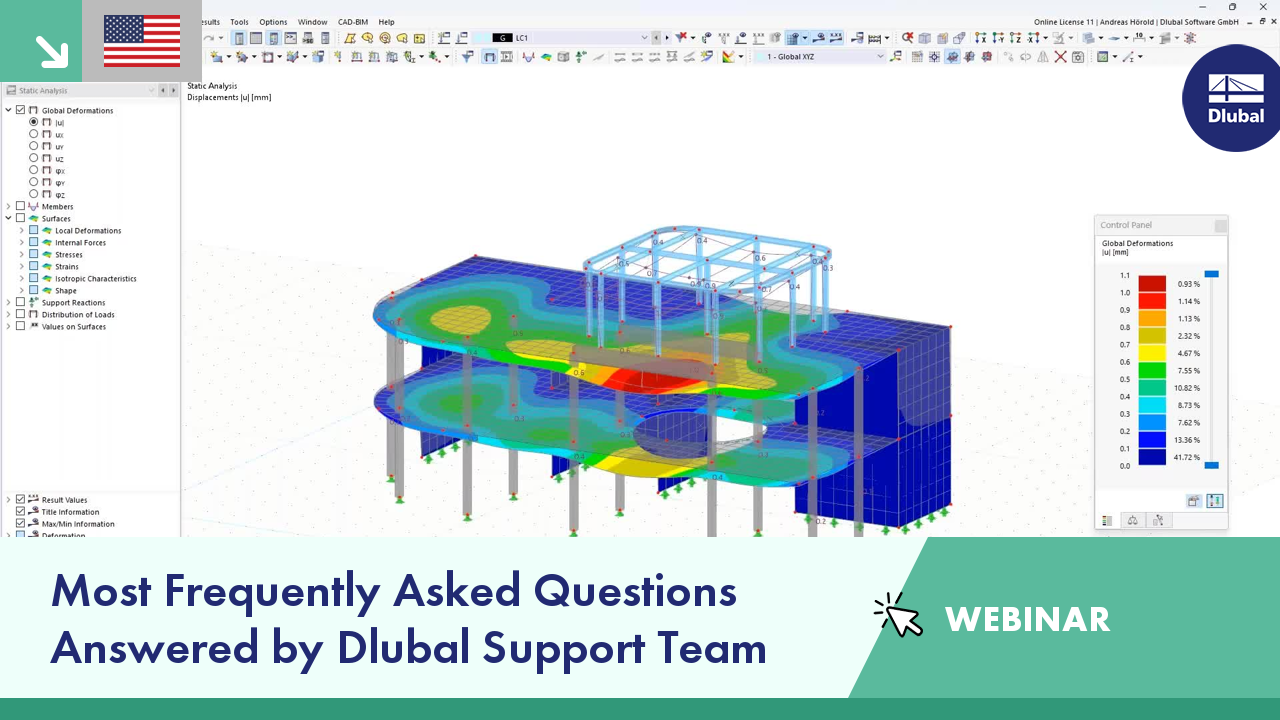 Most Frequently Asked Questions Answered by Dlubal Support Team | March ...